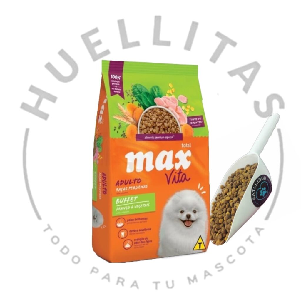 MAX VITA GRANEL PERRO ADULTO RAZAS PEQ. – Huellitas